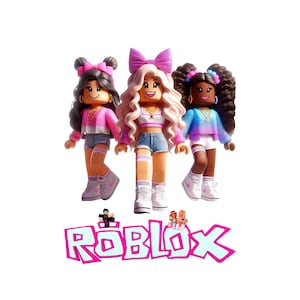 Glitter Roblox Girls Png,roblox Girls Sublimation Png Roblox 5 Designs ...