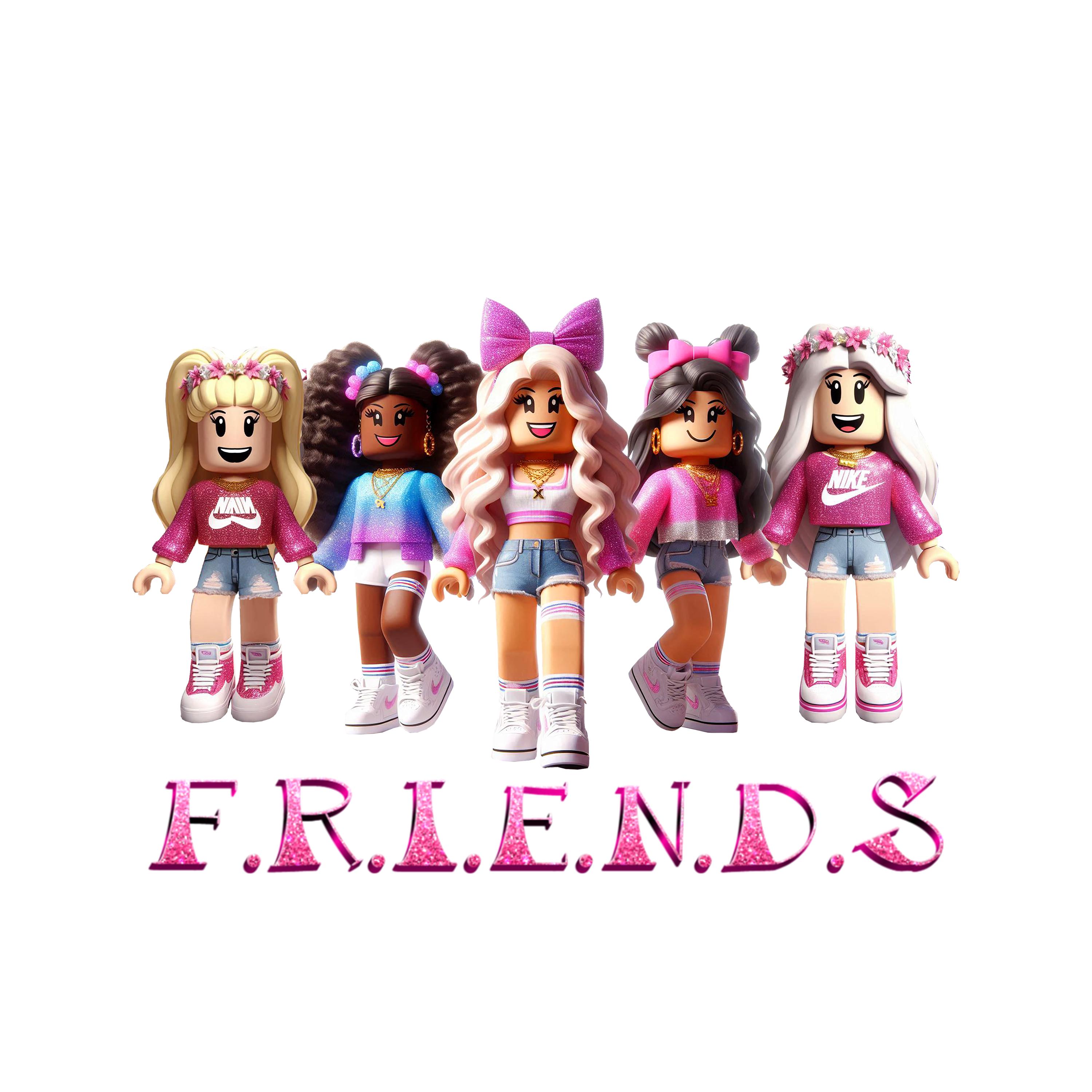 New Roblox Girls Png,roblox Girls Sublimation Png Roblox 5 Designs ...