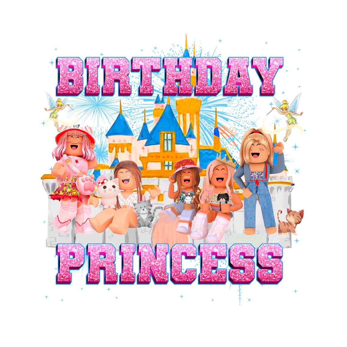 Glitter Roblox Girls Png,roblox Girls Sublimation Png Roblox 5 Designs ...