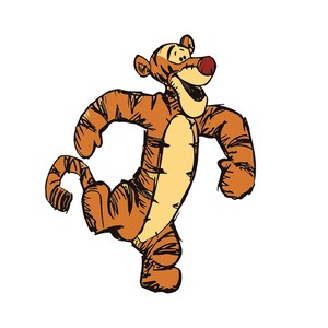 Classic Tigger Png Tigger Png Vintage Tigger Png Classic Pooh Bear and ...