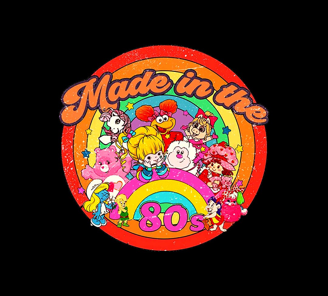 Retro 80s Cartoon Png Made in the 80s Png Png Made in the 80 Bundle ...