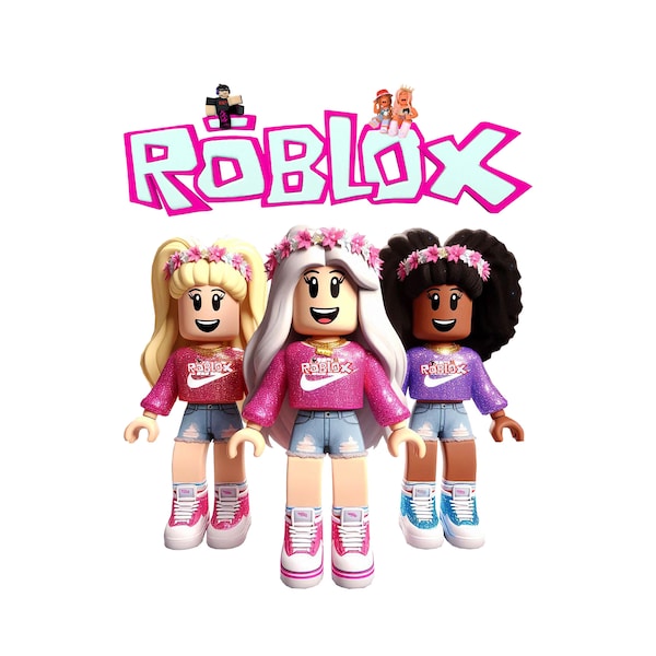 Roblox Girl Svg - Etsy