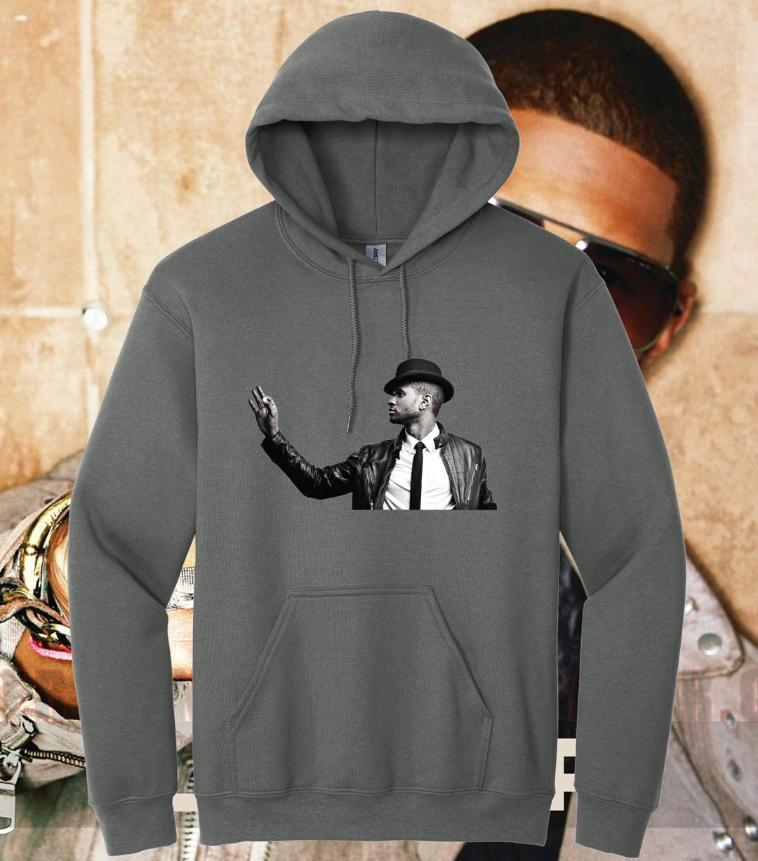 Usher 2024 World Tour Hoodie, Usher Past Present Future World Tour ...