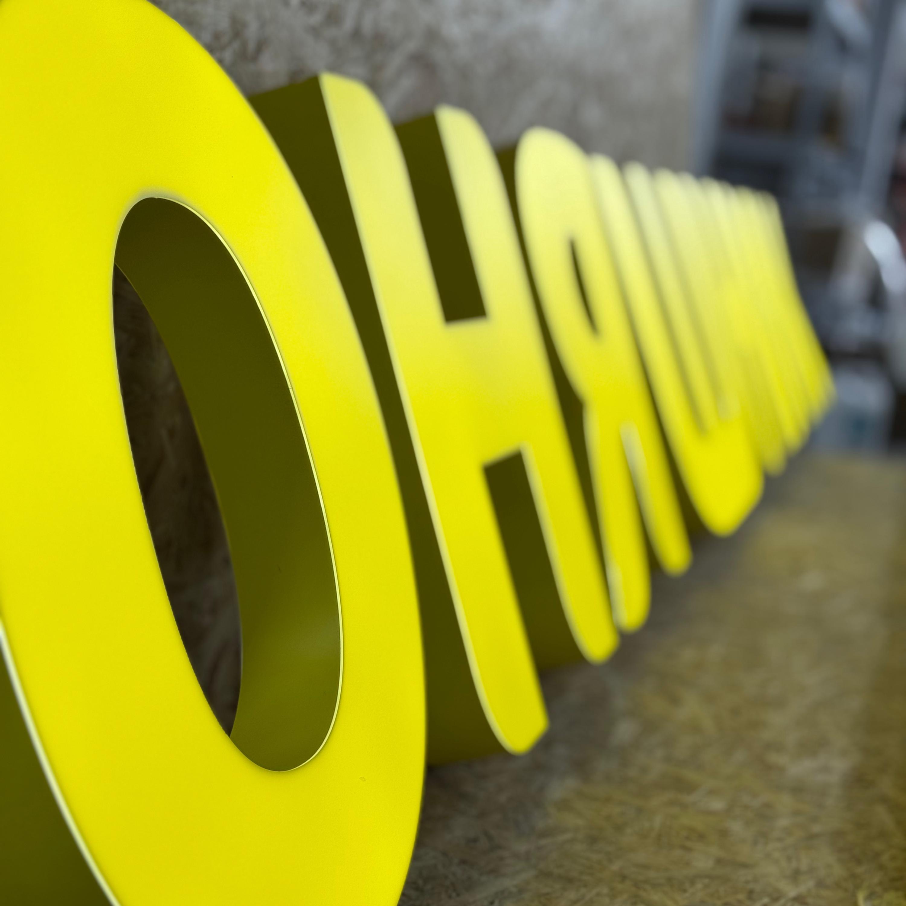 Custom 3D Letters for Business, Bold Acrylic Signage, Large Wall ...