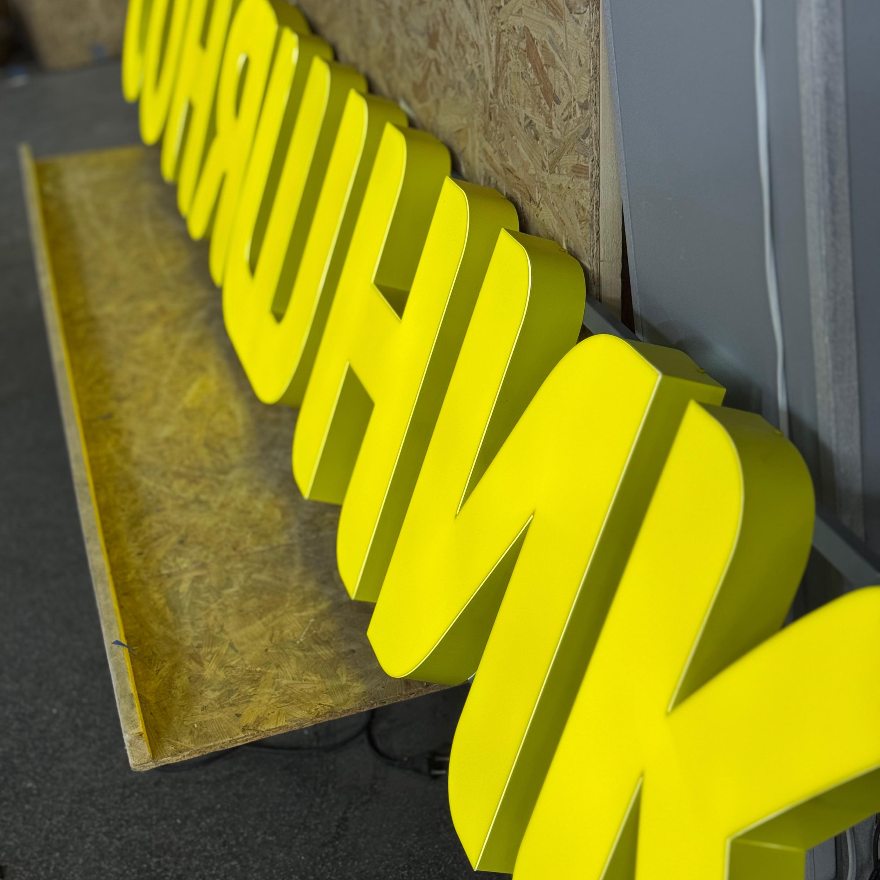 Custom 3D Letters for Business, Bold Acrylic Signage, Large Wall ...