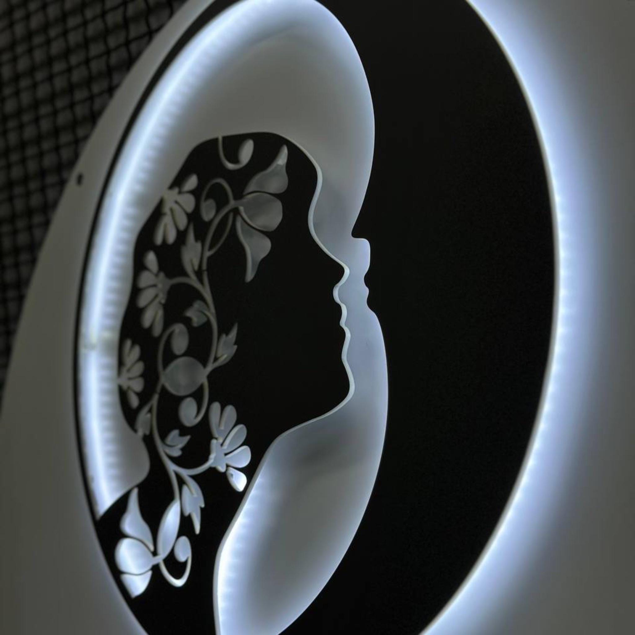 Custom Round LED Logo Sign for Business | Backlit Acrylic Wall Sign ...