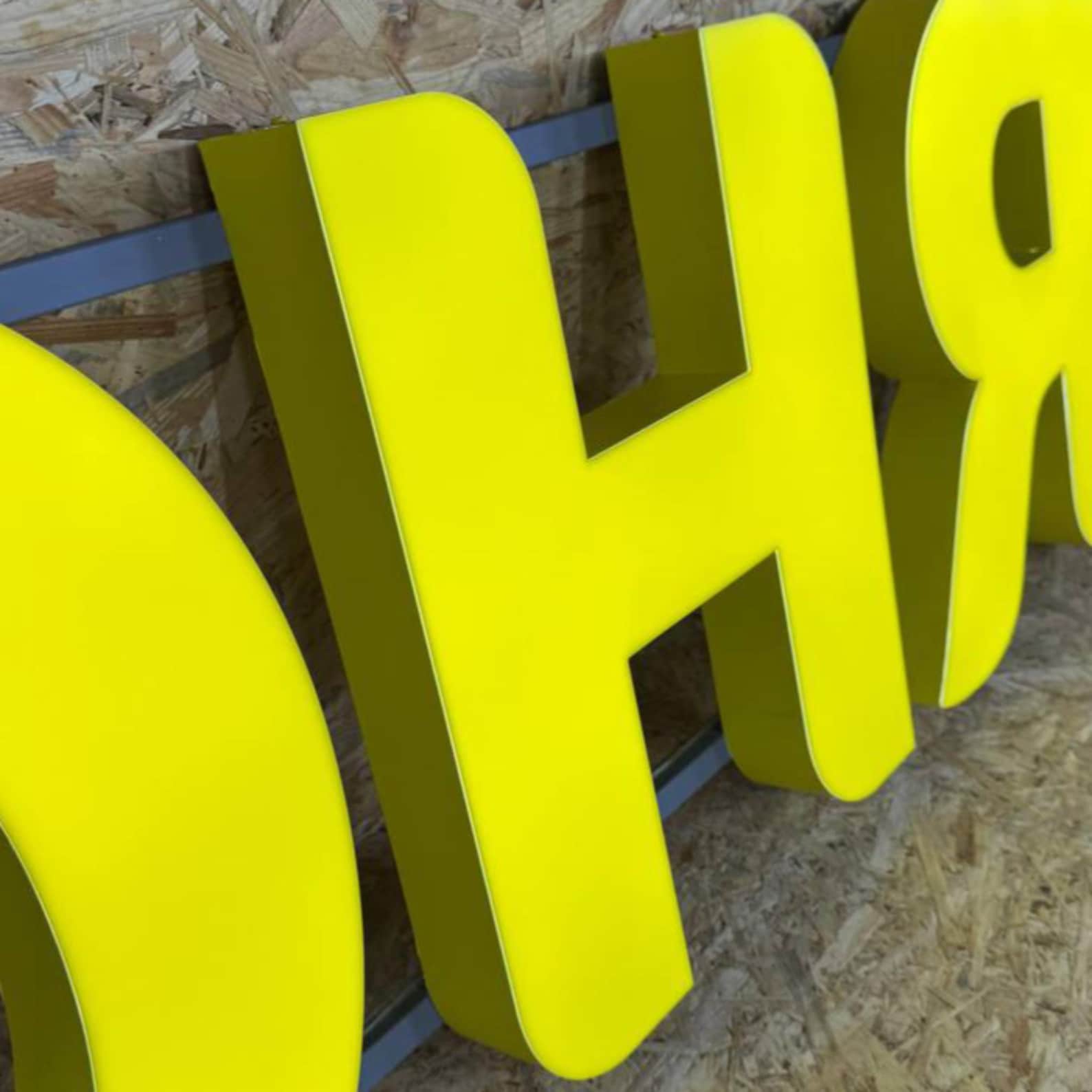 Custom 3D Letters for Business, Bold Acrylic Signage, Large Wall ...