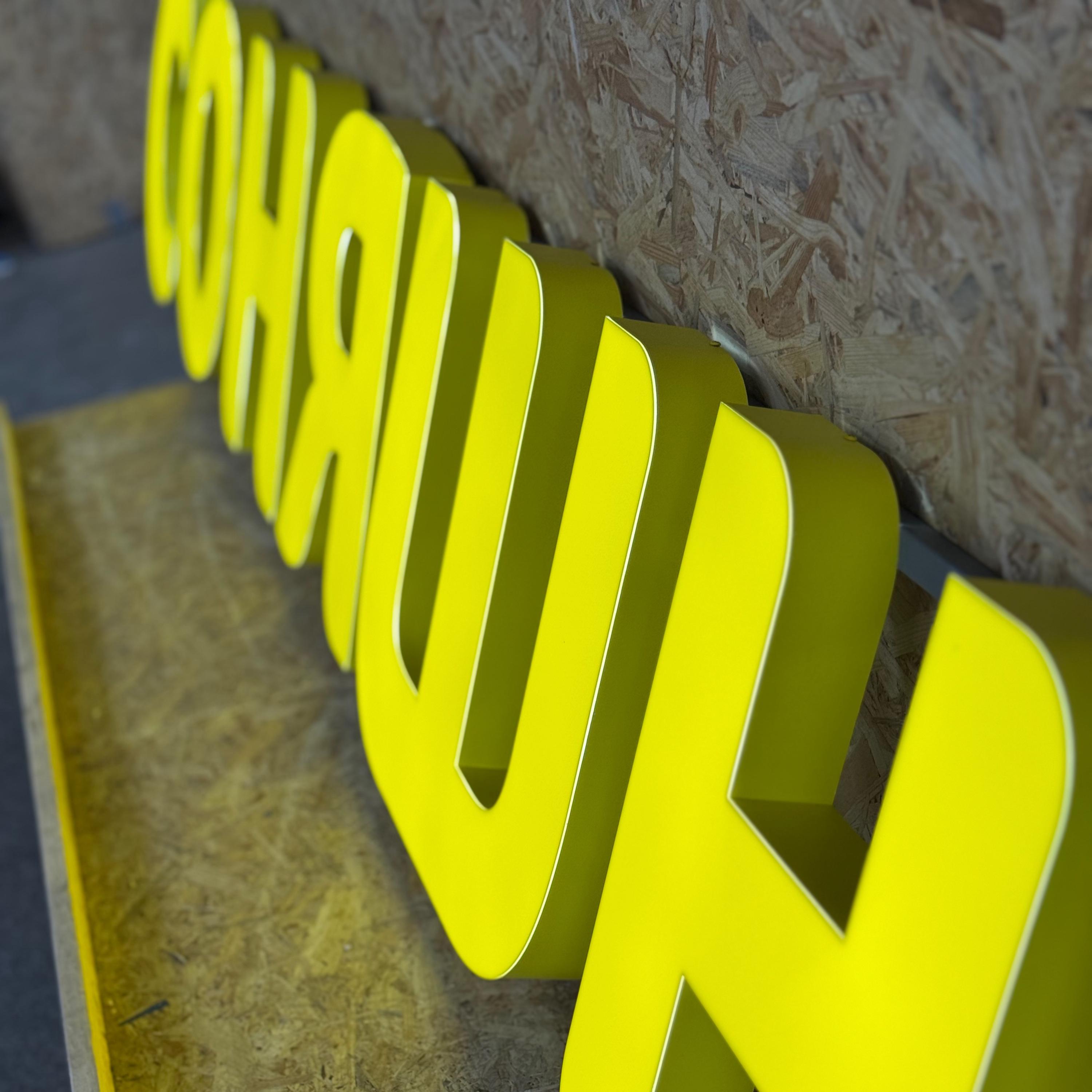 Custom 3D Letters for Business, Bold Acrylic Signage, Large Wall ...