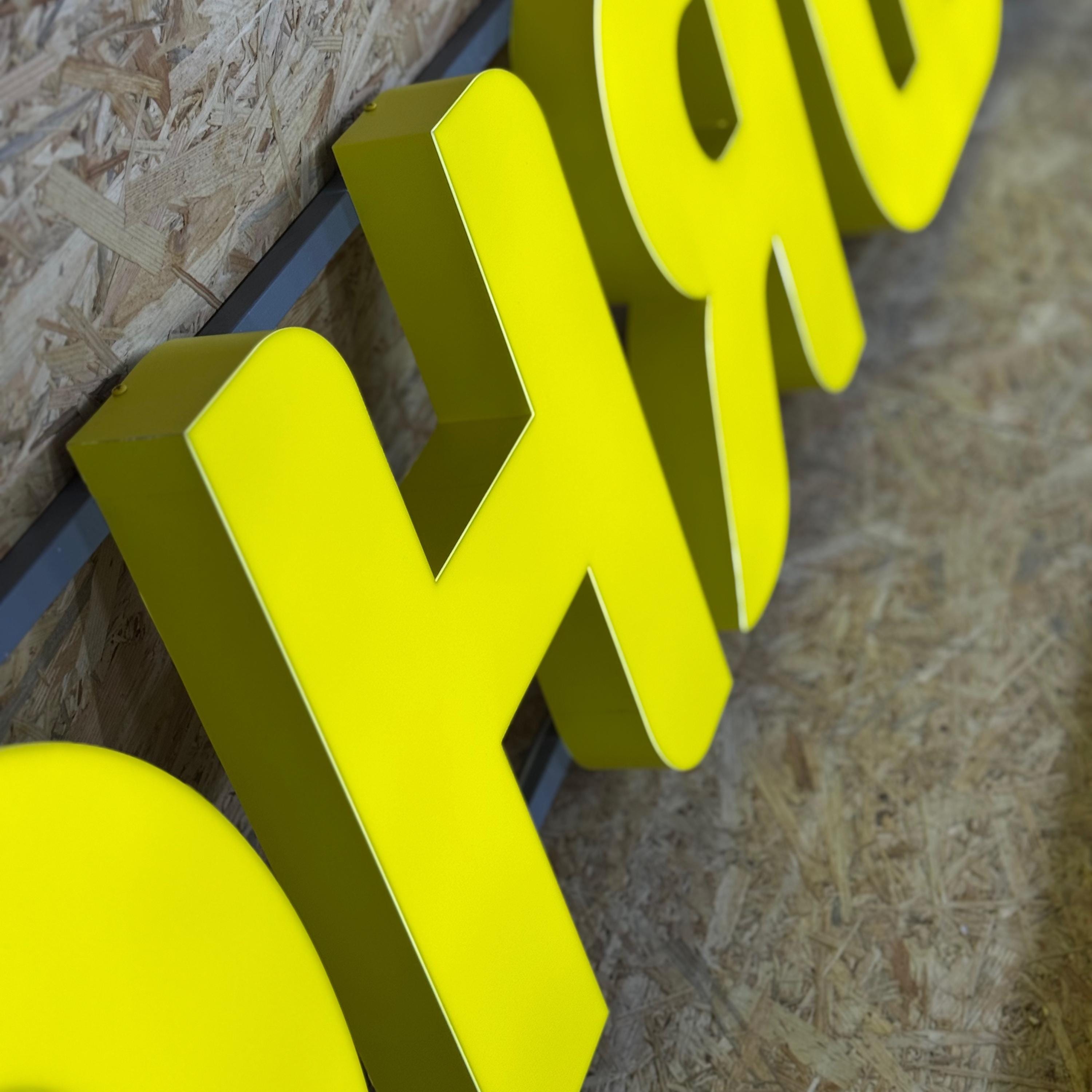 Custom 3D Letters for Business, Bold Acrylic Signage, Large Wall ...