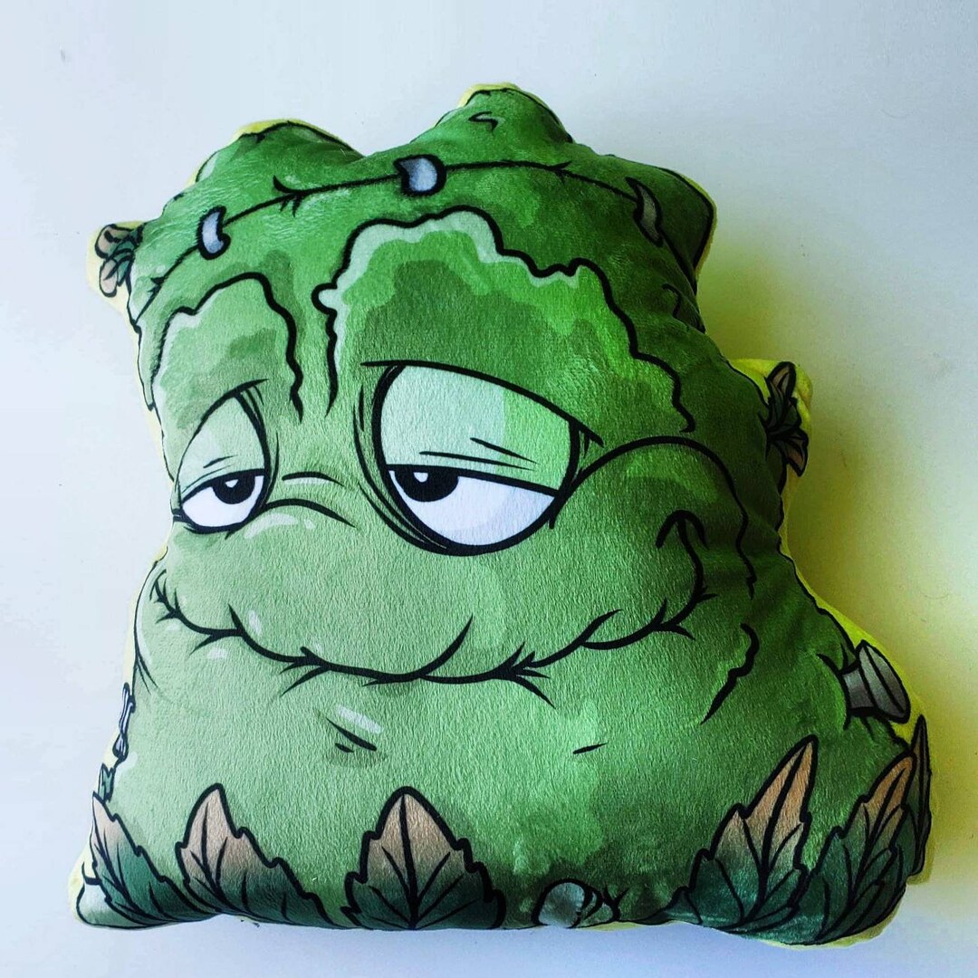 Cannabis Throw Pillow / Weed Plush Gift for Him Frankenstein Plush - Etsy