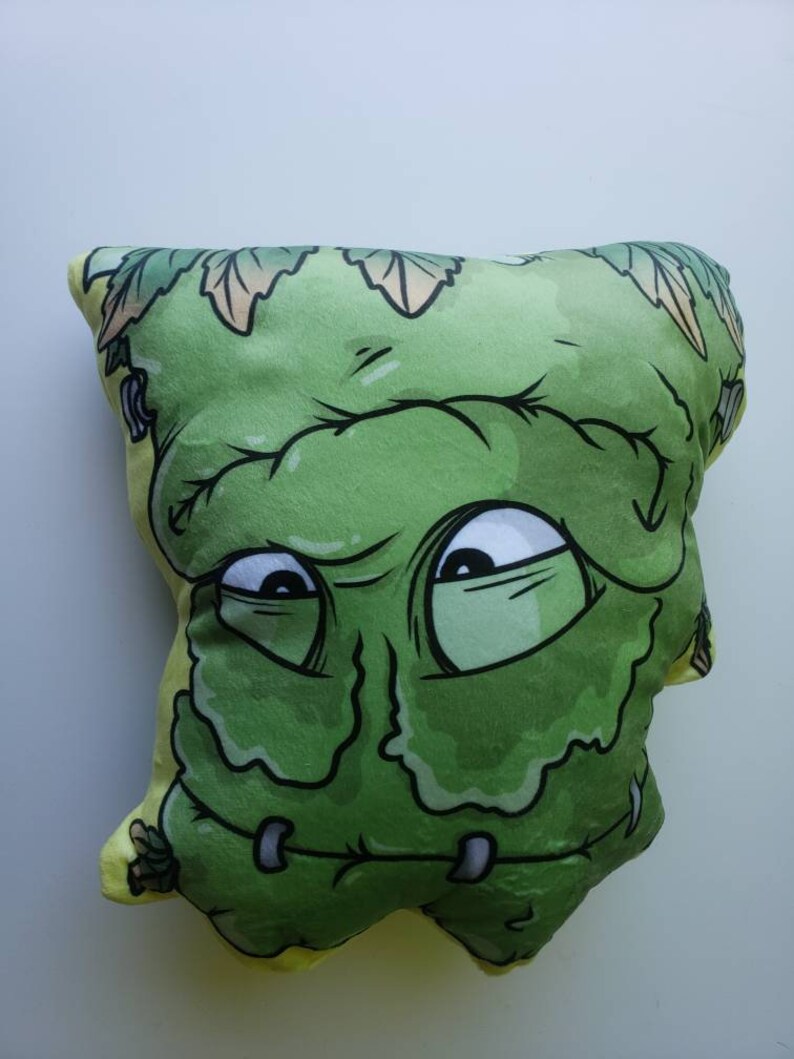 Cannabis Throw Pillow / Weed Plush Gift for Him - Etsy