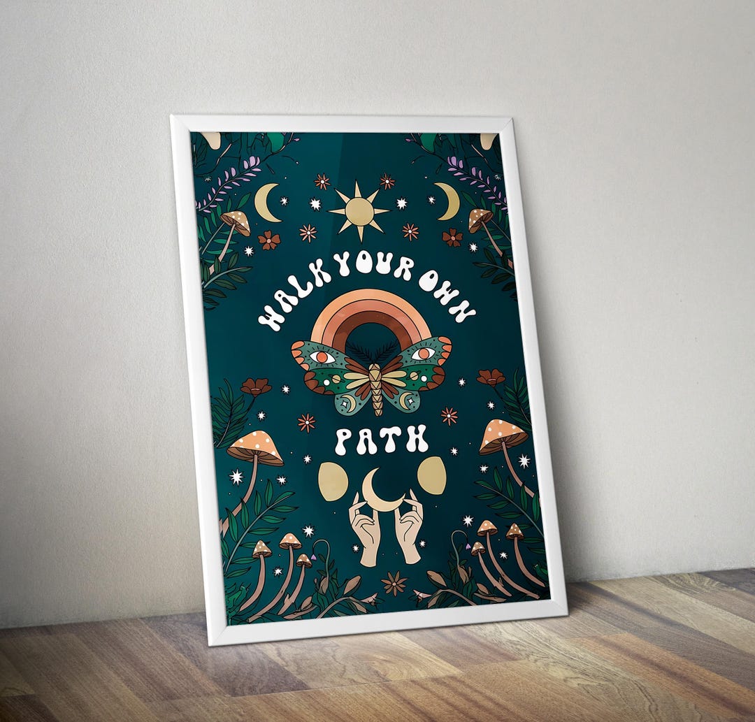 Your Own Path | Printable Spiritual Poster | Meditation Art ...