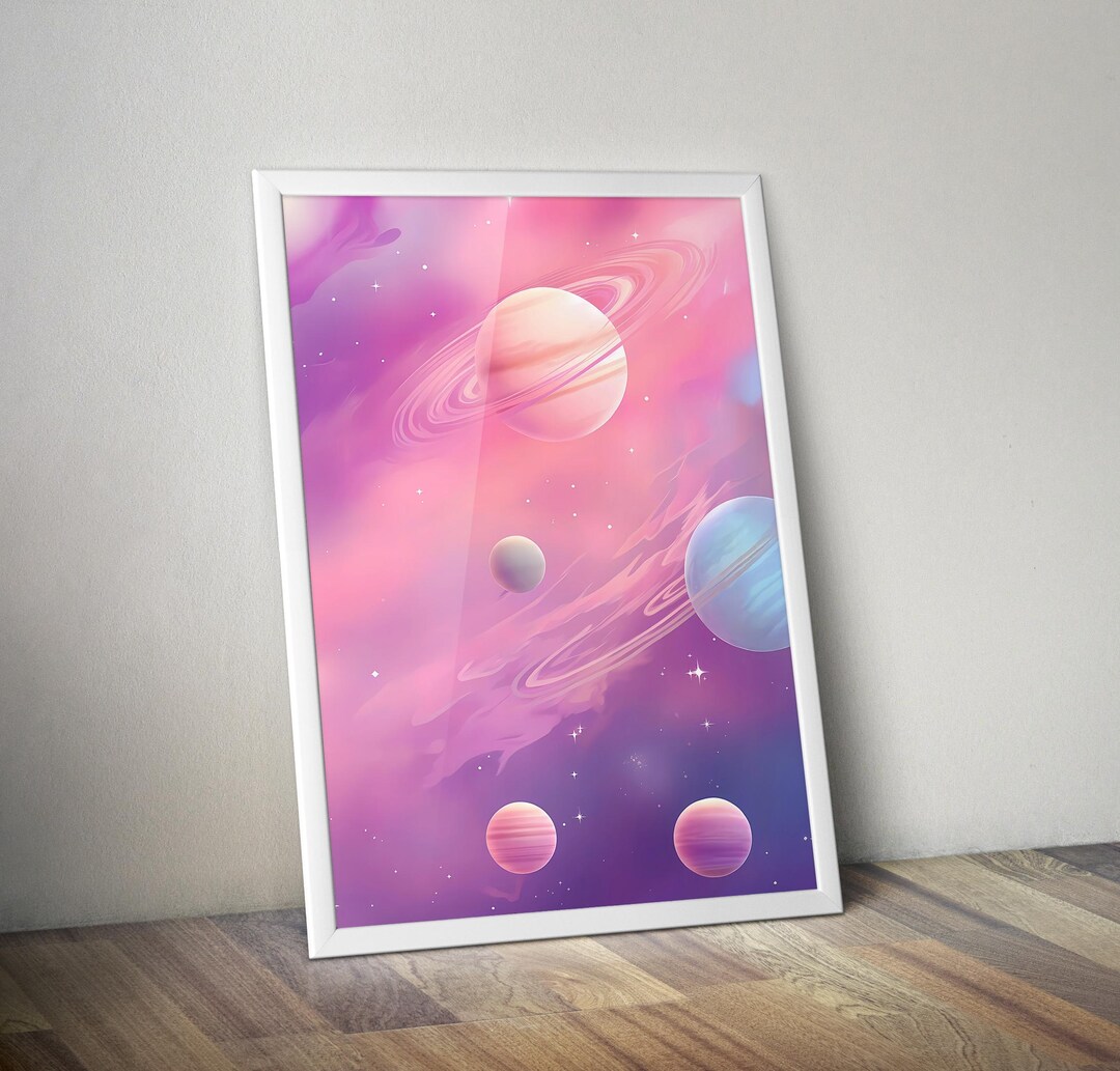 Magical Planets | Printable Spiritual Poster | Planet Poster | Mystic ...