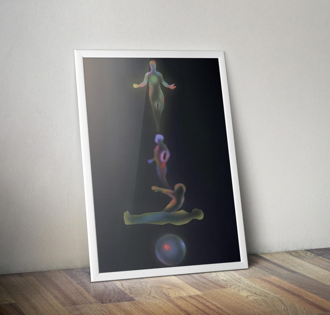 Transcendence | Printable Spiritual Poster | Cosmic Poster | Mystic Art ...