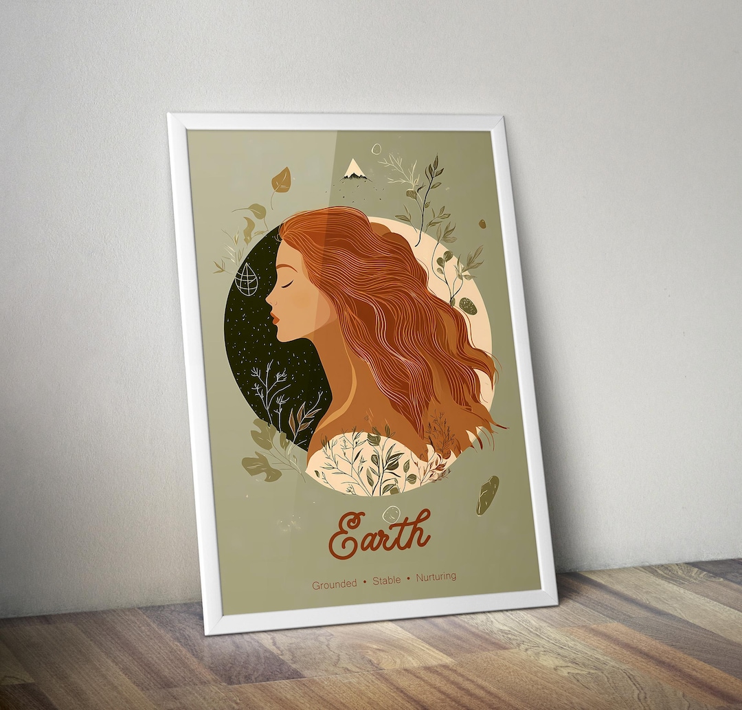Earth Element | Printable Spiritual Poster | Element Poster | Mystic ...
