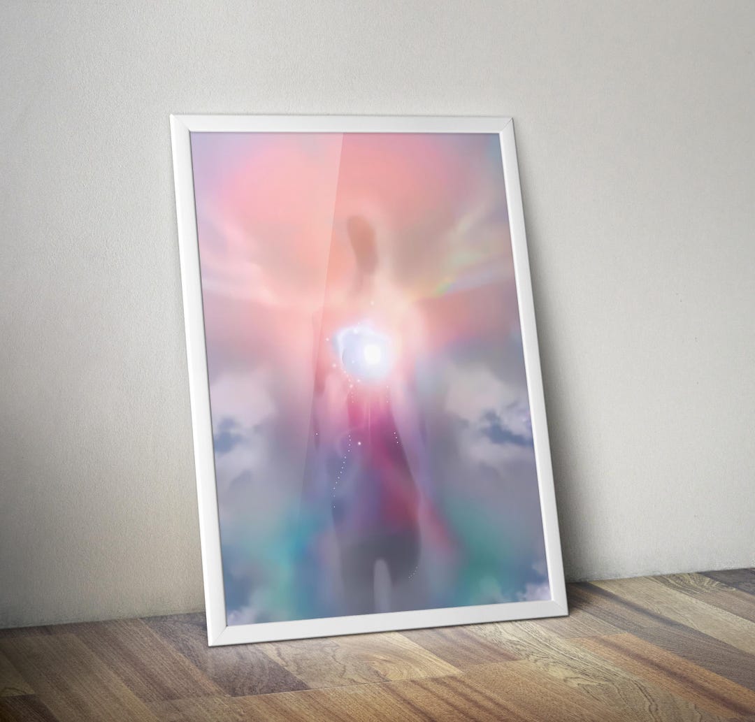 Aura | Printable Spiritual Poster | Cosmic Poster | Celestial Art ...