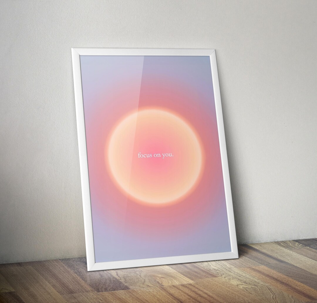 Focus on You | Printable Spiritual Poster | Meditation Art | Meditation ...