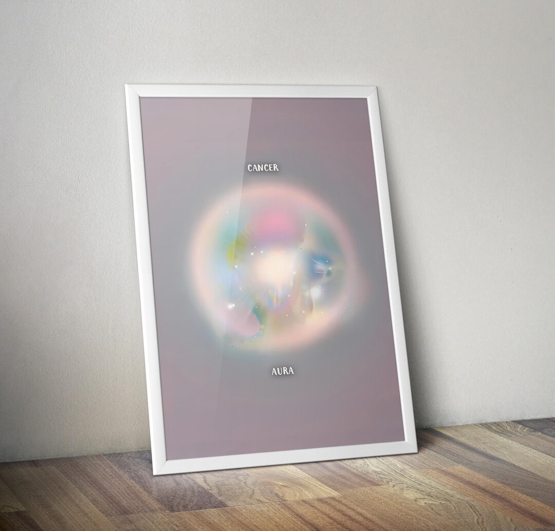 Cancer Aura | Printable Spiritual Poster | Cancer Poster | Zodiac Gift ...