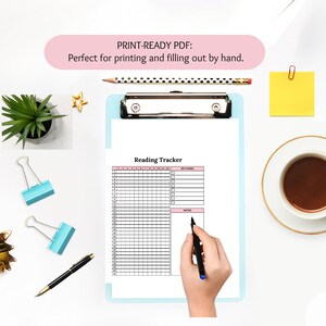 Book Reading Journal Reading Planner Bundle Book Tracker Reading ...
