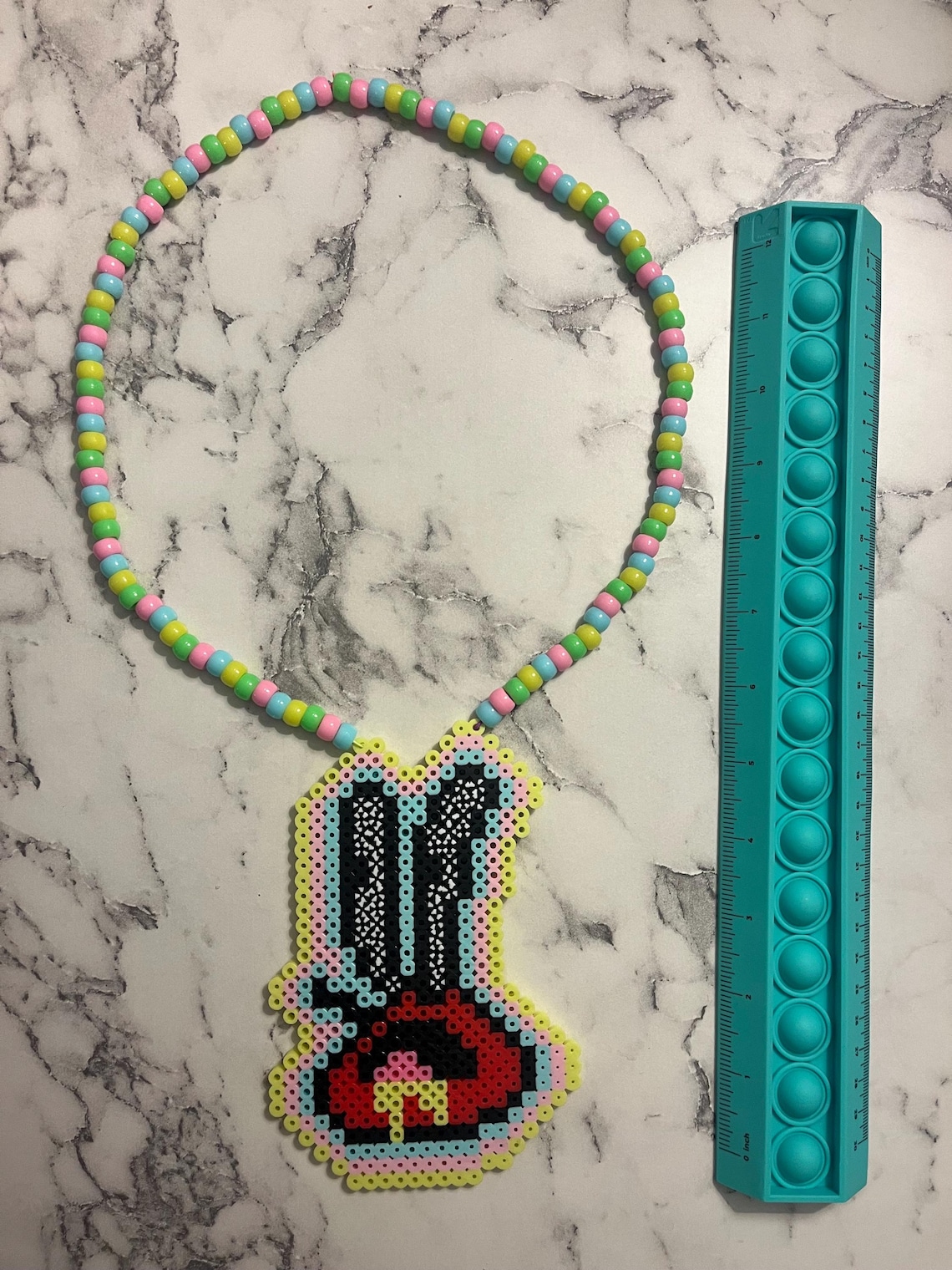 Trippy Mr. Krabs Rave Kandi - Etsy