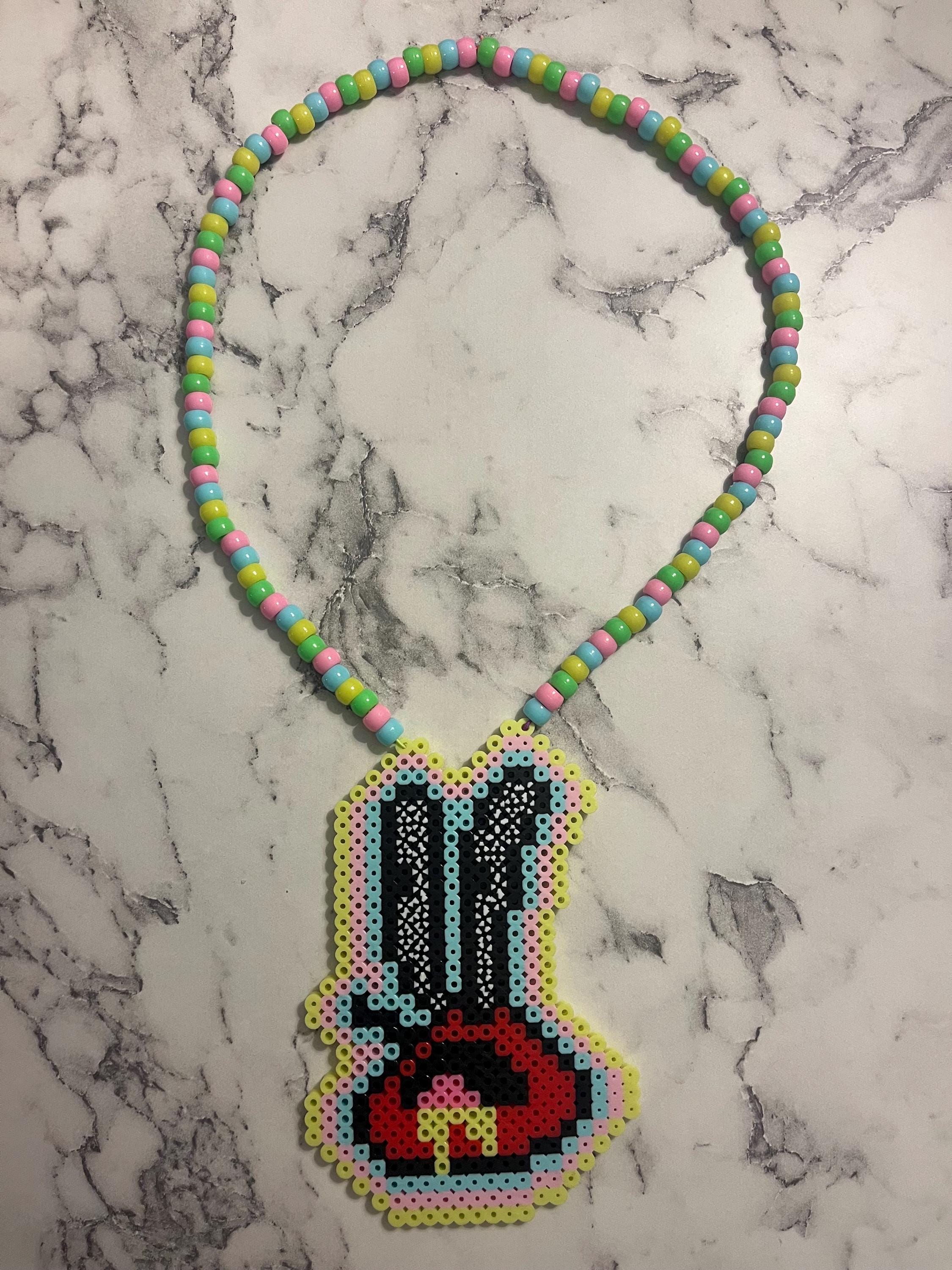 Trippy Mr. Krabs Rave Kandi - Etsy