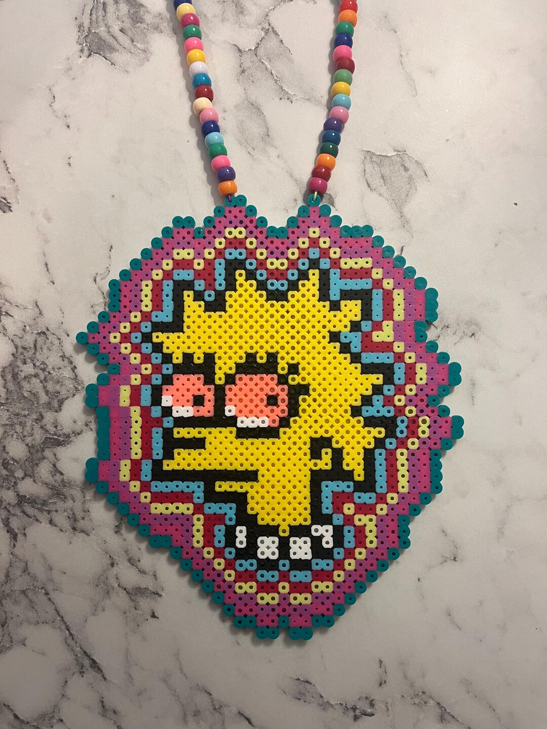 Trippy Lisa Simpson Rave Kandi - Etsy