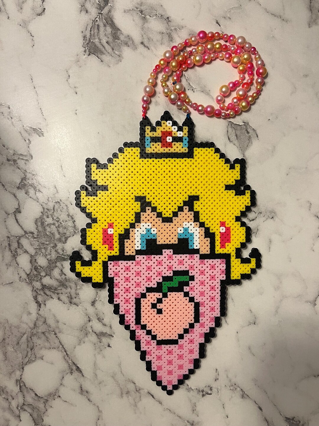 Trippy Princess Peach Rave Kandi - Etsy