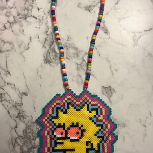 Trippy Lisa Simpson Rave Kandi - Etsy