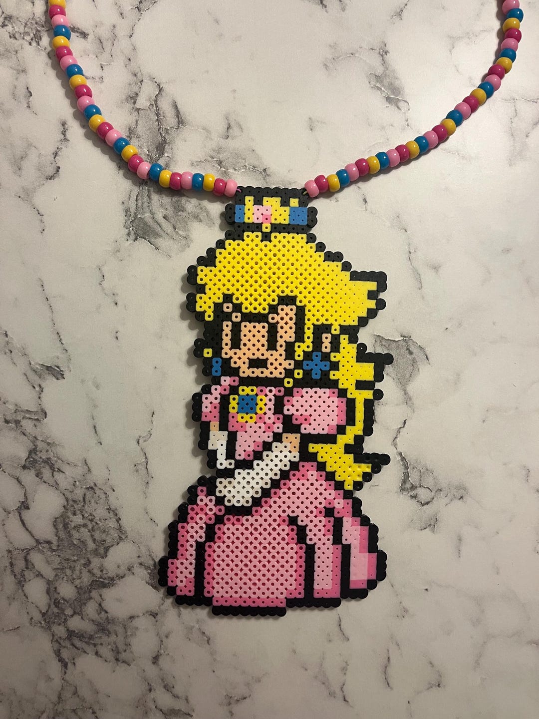 Princess Peach Rave Kandi - Etsy