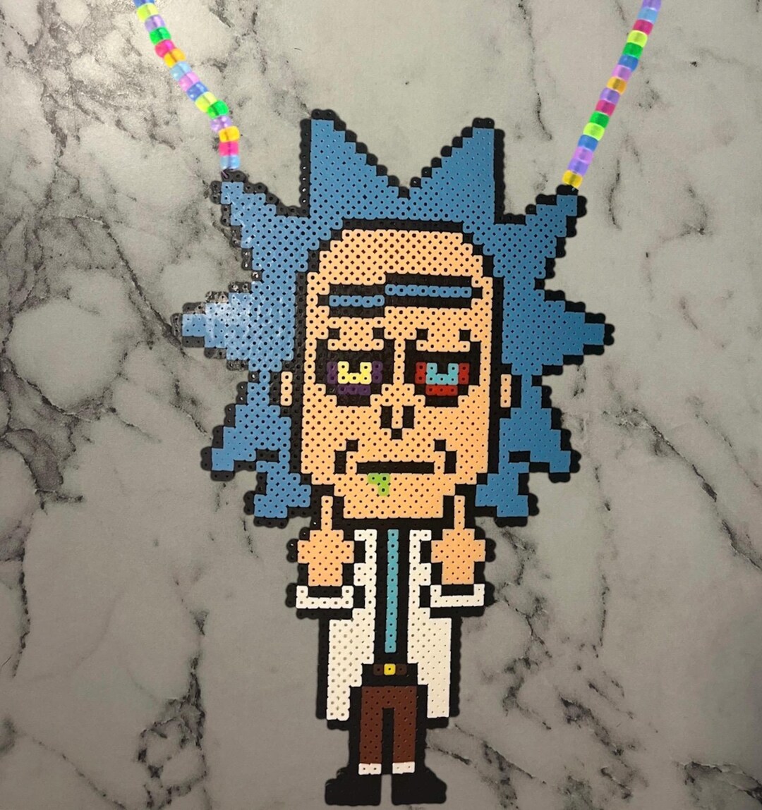 Glow in the Dark Rick & Morty Rave Kandi - Etsy