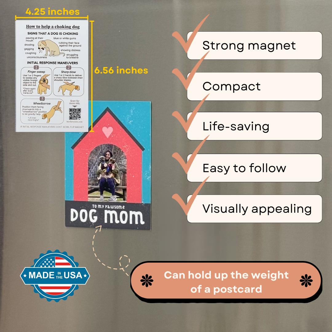 Dog Choking First Aid Magnet: Safety Maneuvers & Demo - Etsy