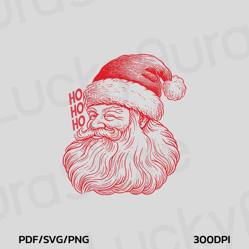 Santa Claus Laughing – Christmas, Png Jolly Santa Art – Christmas, Pdf ...