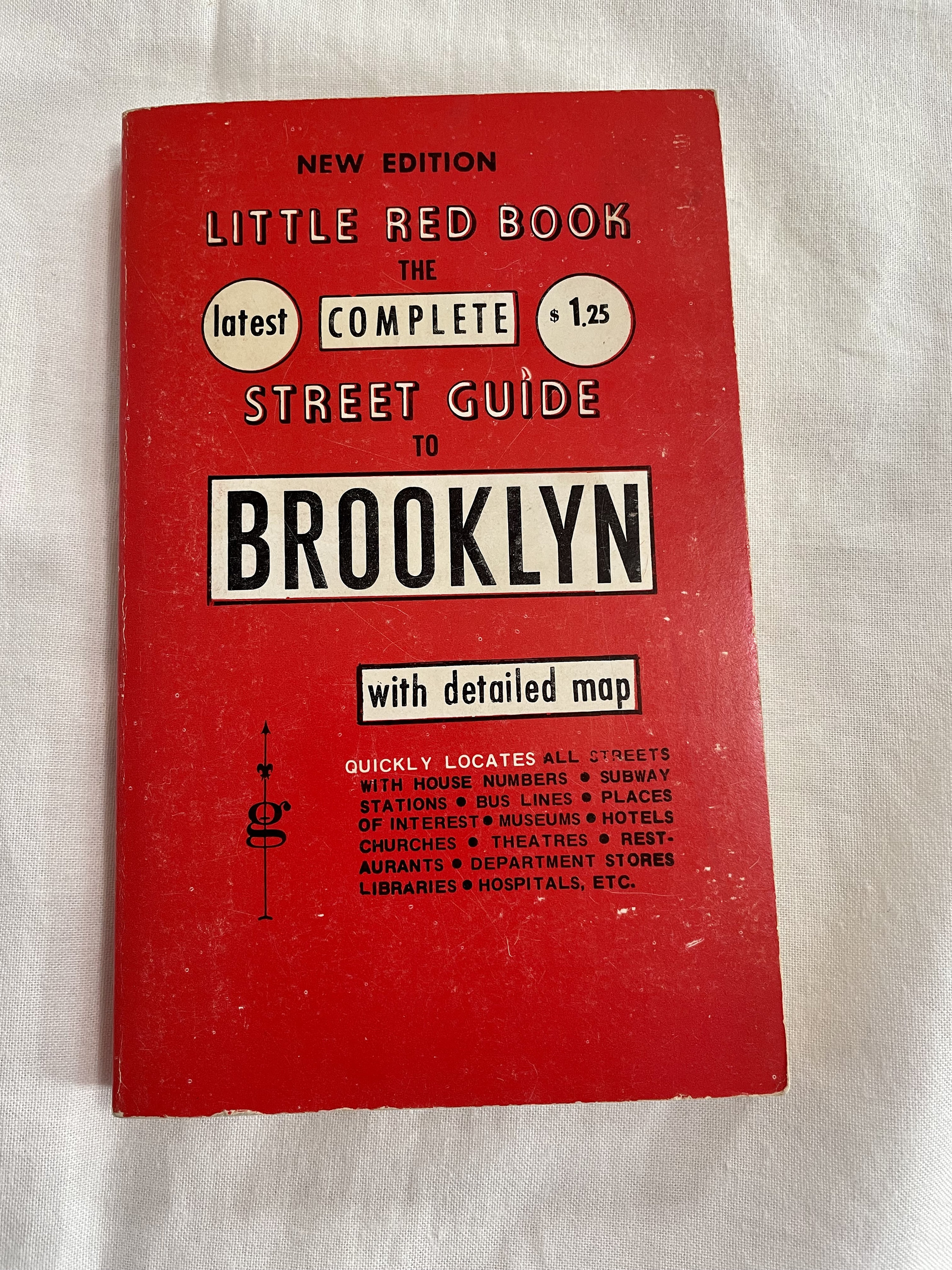 New Edition Little Red Book Street Guide to BROOKLYN 1971 NOS Paperback ...