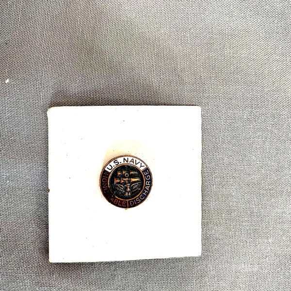 Navy Pin - Etsy