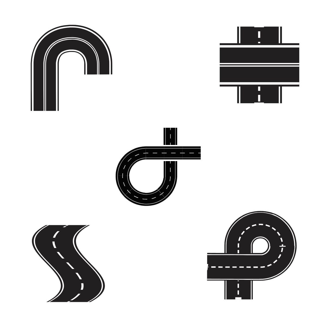 Road SVG Bundle, Road PNG Bundle, Road Clipart, Road SVG Cut Files for ...