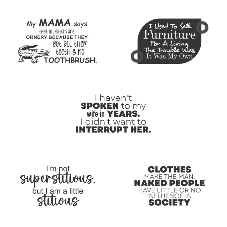 Sarcastic Svg Bundle, Funny Clipart, Sarcasm Vector, Sassy Decal ...