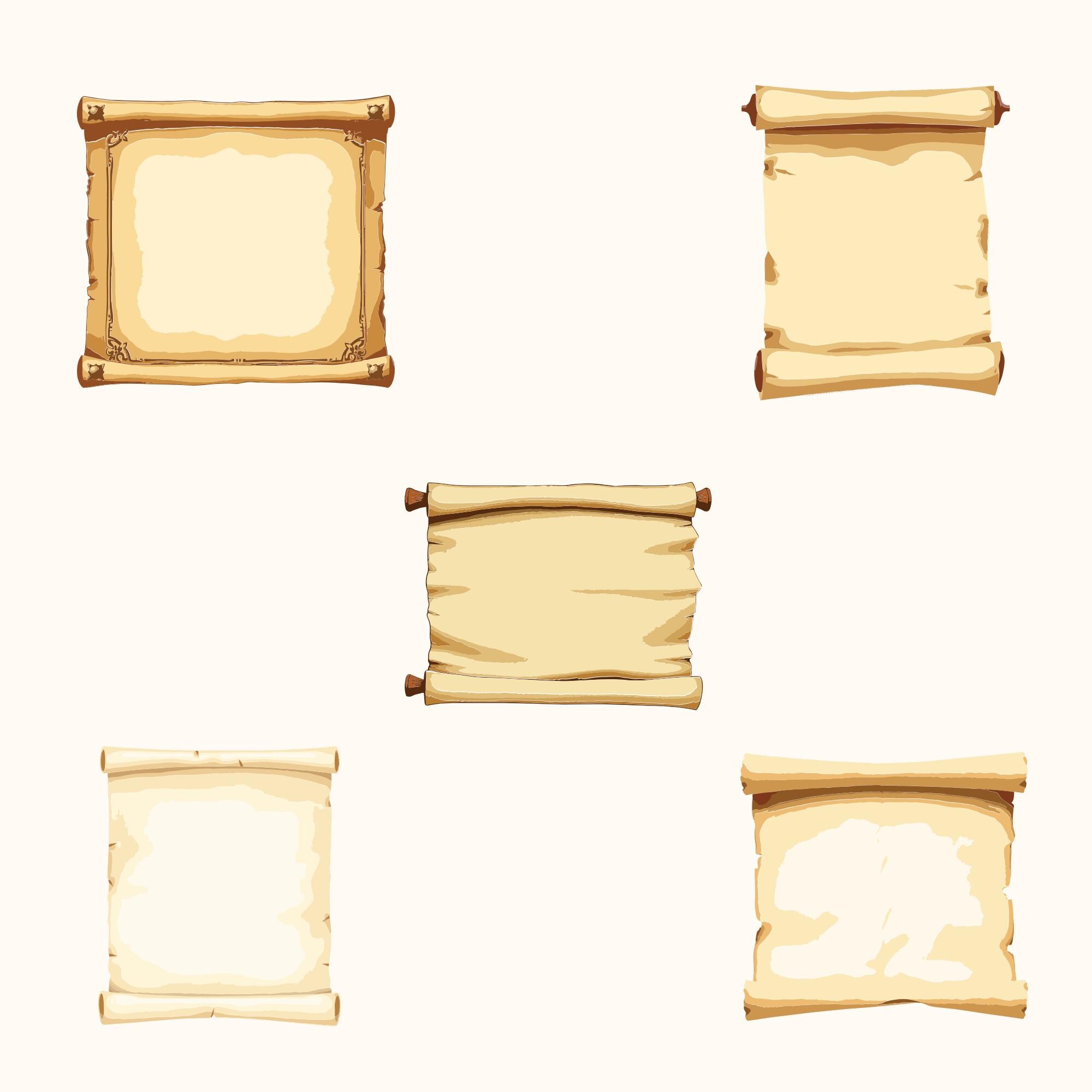 Parchment SVG Bundle, Parchment Clipart, Parchment Png, Parchment ...