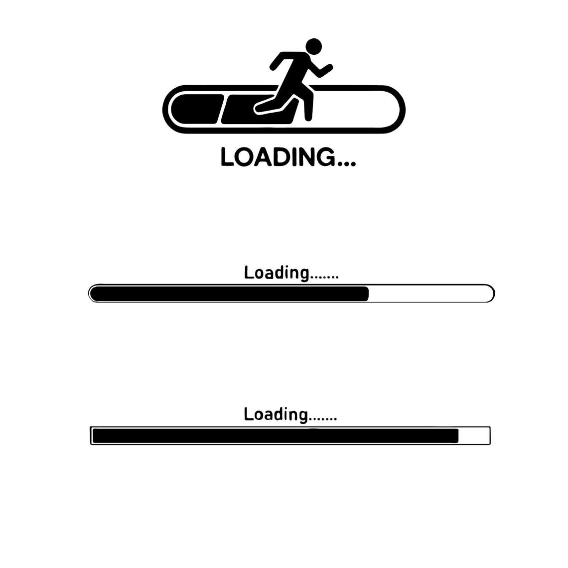 Loading Bar Svg Bundle, Loading Svg, Loading Please Wait SVG, Loading ...