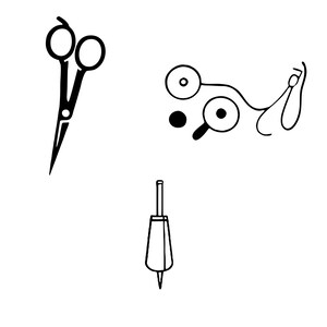 Tailor Tool Svg Bundle ,tool Clipart Bundle ,instant Downloads ,cricut ...