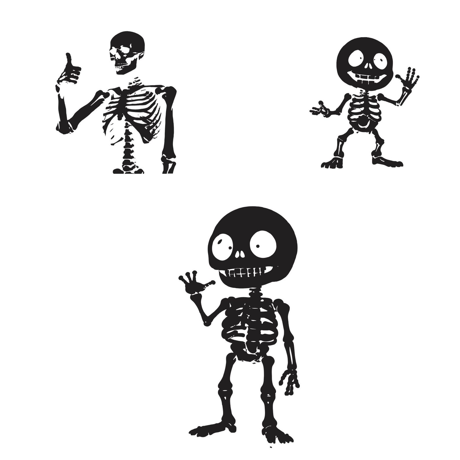 SKELETON SVG, Skeleton Svg Bundle, Skeleton Clipart, Skeleton Cut Files ...