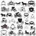 Carriage Svg Bundle, Horse Carriage Clipart, Carriage Vector, Vintage ...