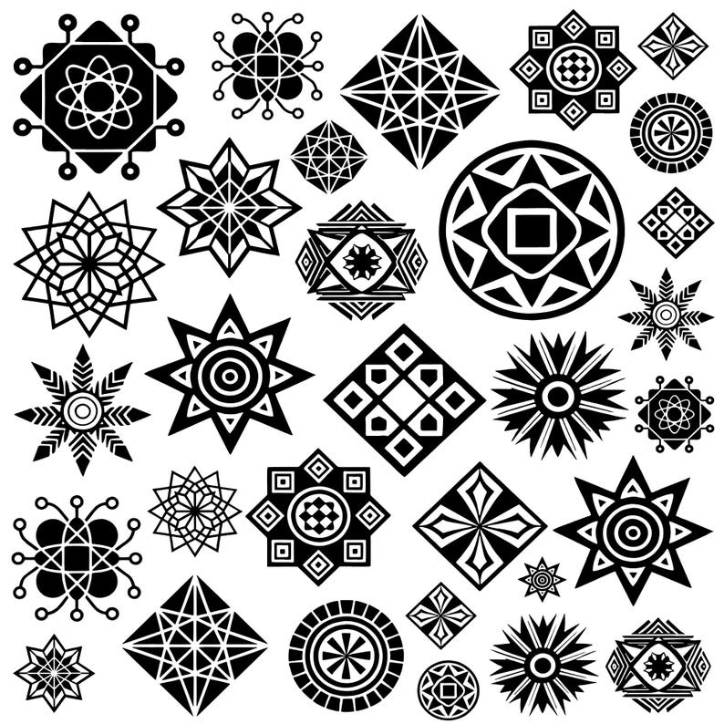 Geometric Svg, Otter Geometric Laser Cut File, Geometry Designs Svg ...