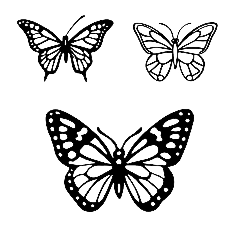 Butterfly Svg Bundle, Butterfly Clipart, Butterfly Vector, Butterfly ...