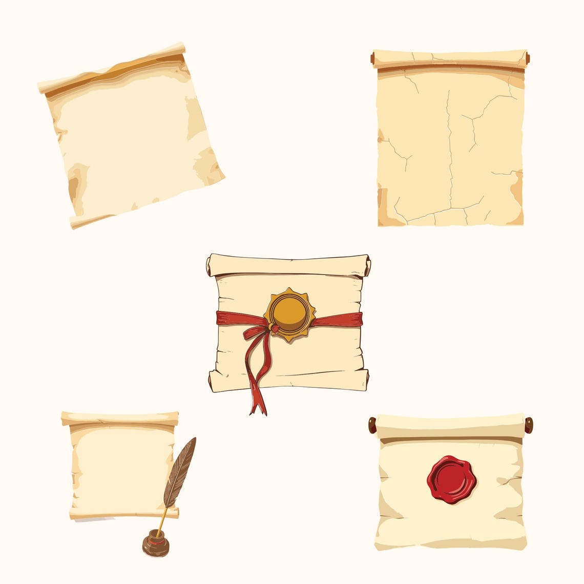 Parchment SVG Bundle, Parchment Clipart, Parchment Png, Parchment ...