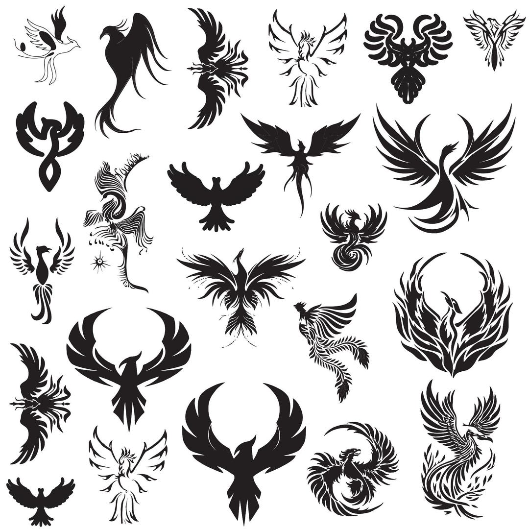 Phoenix SVG Bundle - Phoenix PNG Bundle - Phoenix Clipart - Phoenix SVG ...