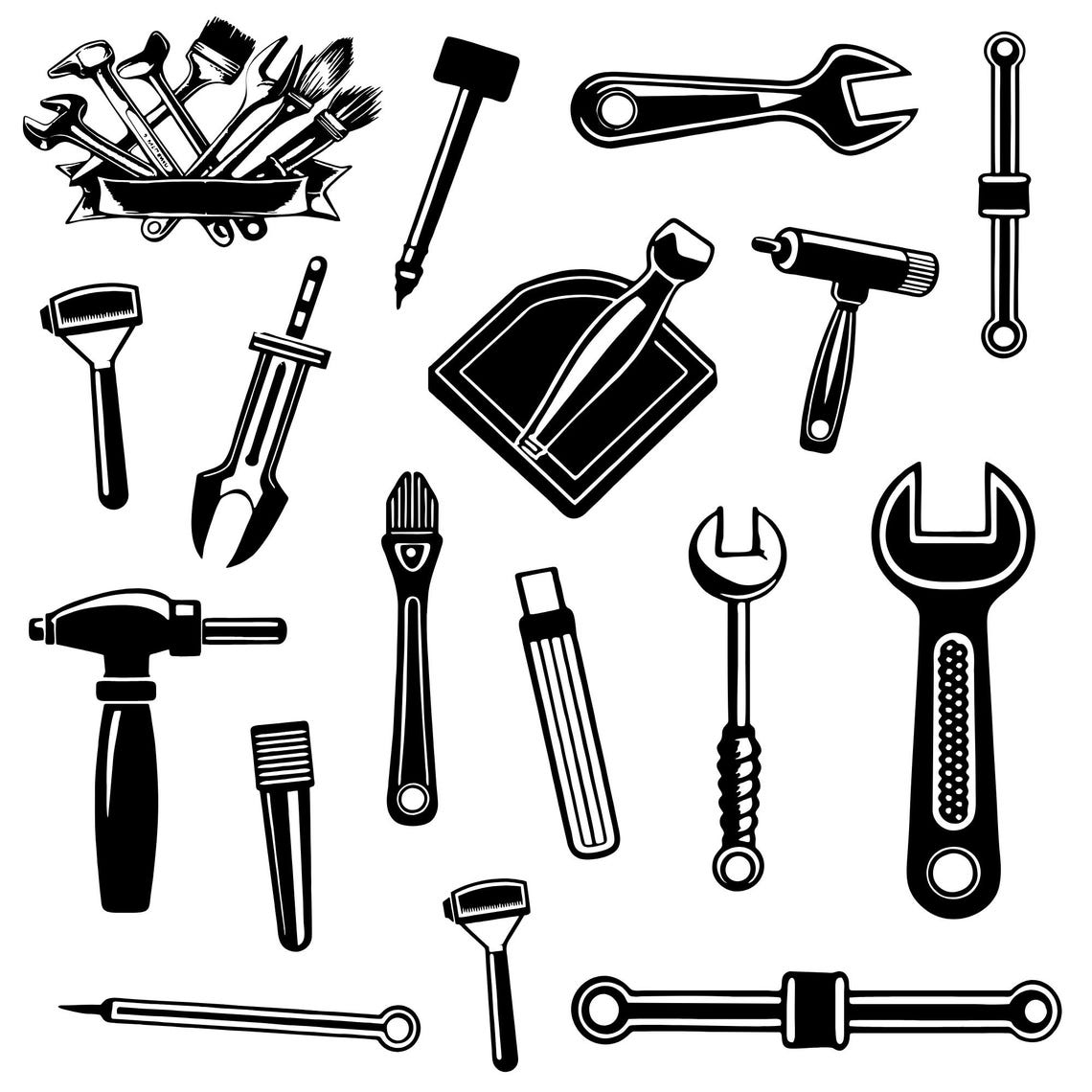 Repair Tools Svg, Handyman Svg, Wrench Svg, Repair Svg, Mechanic Svg ...