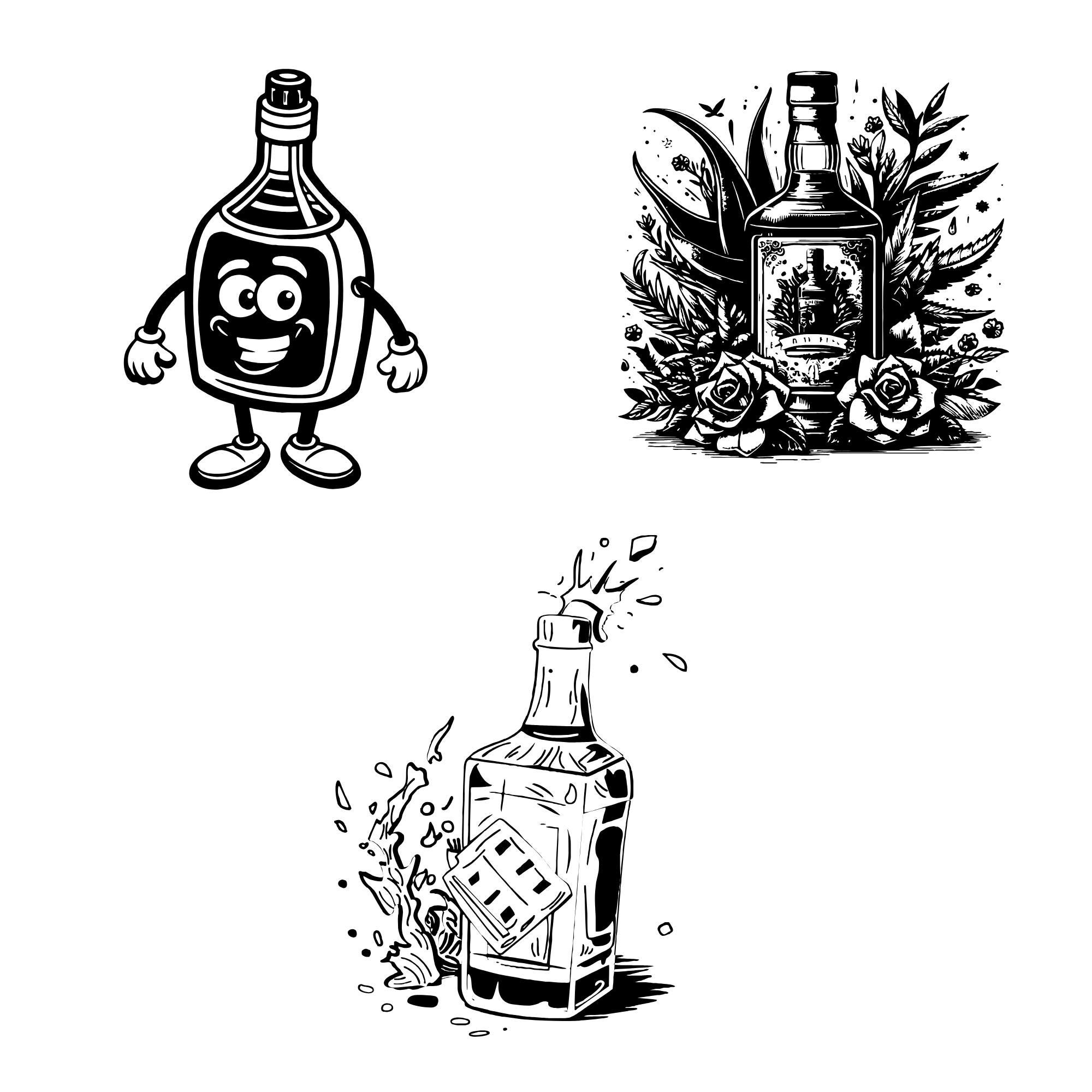 Alcohol Svg Bundle, Wine PNG, Vodka Svg Bundle, Wine Svg, Beer Svg ...