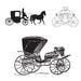 Carriage Svg Bundle, Horse Carriage Clipart, Carriage Vector, Vintage ...