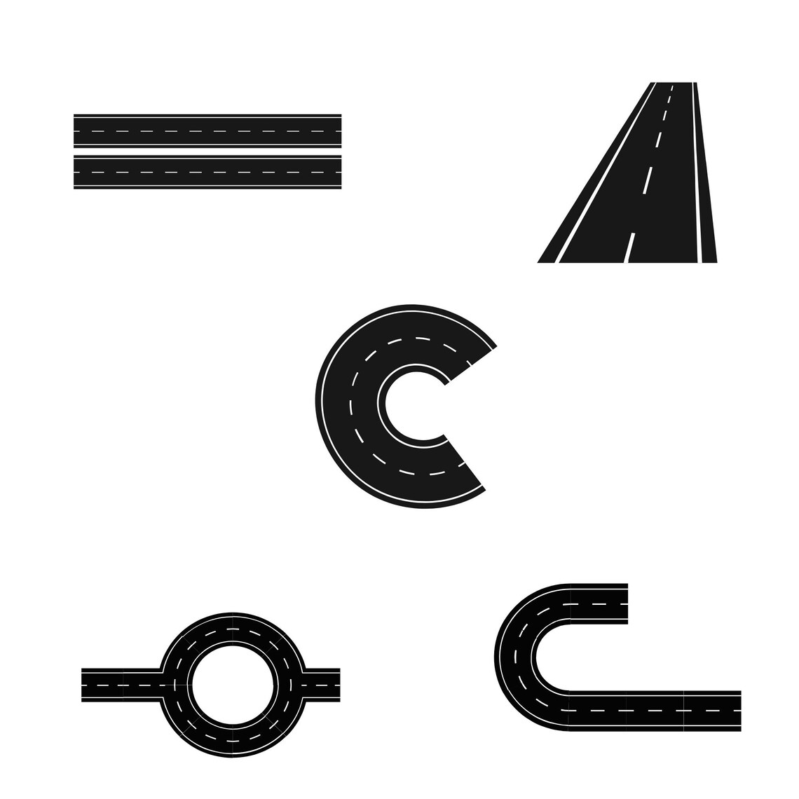 Road SVG Bundle, Road PNG Bundle, Road Clipart, Road SVG Cut Files for ...