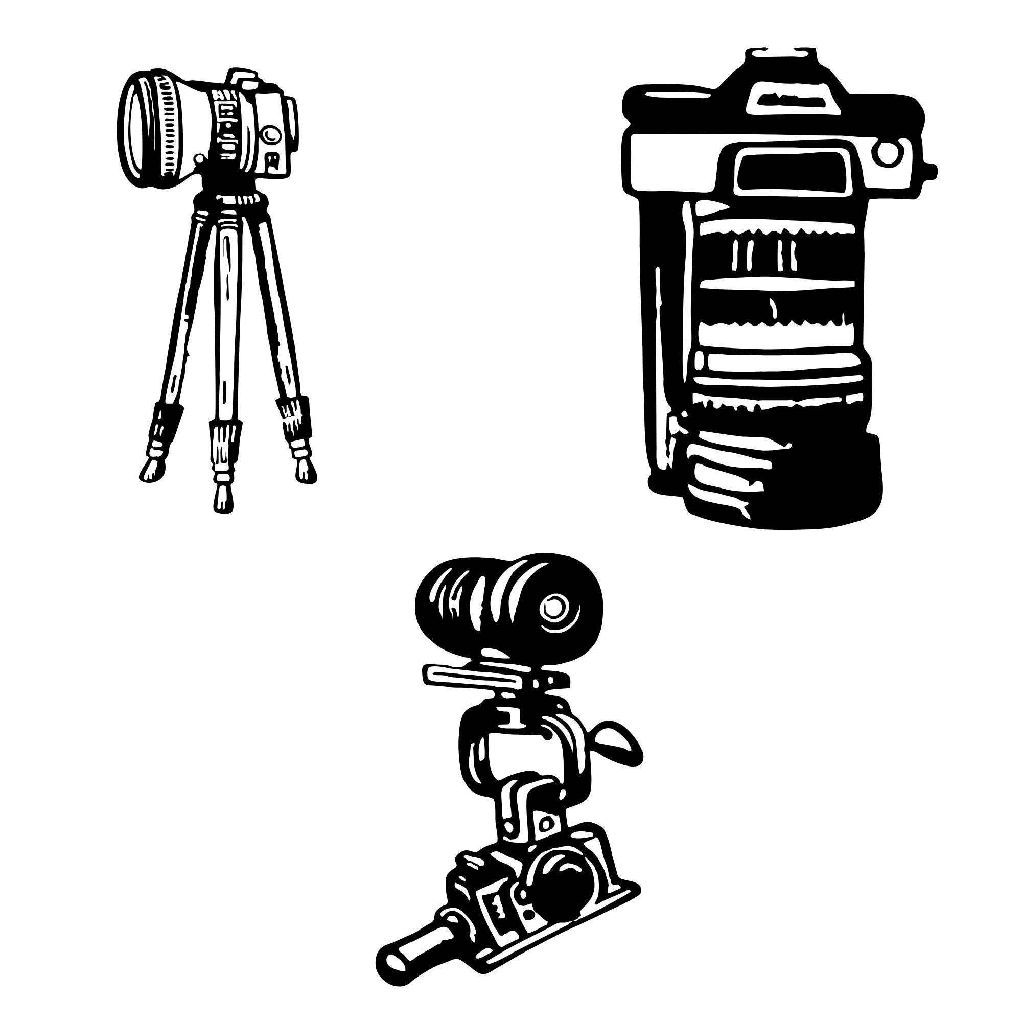 Camera SVG Bundle, Vintage Camera Svg, Camera Clipart, Camera SVG Cut ...